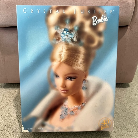 Barbie | Toys | Crystal Jubilee Barbie 4th Anniversary Limited Edition ...